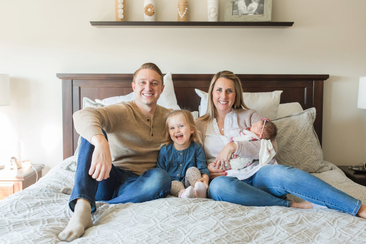 layla: lifestyle newborn session | allison ewing photography ...